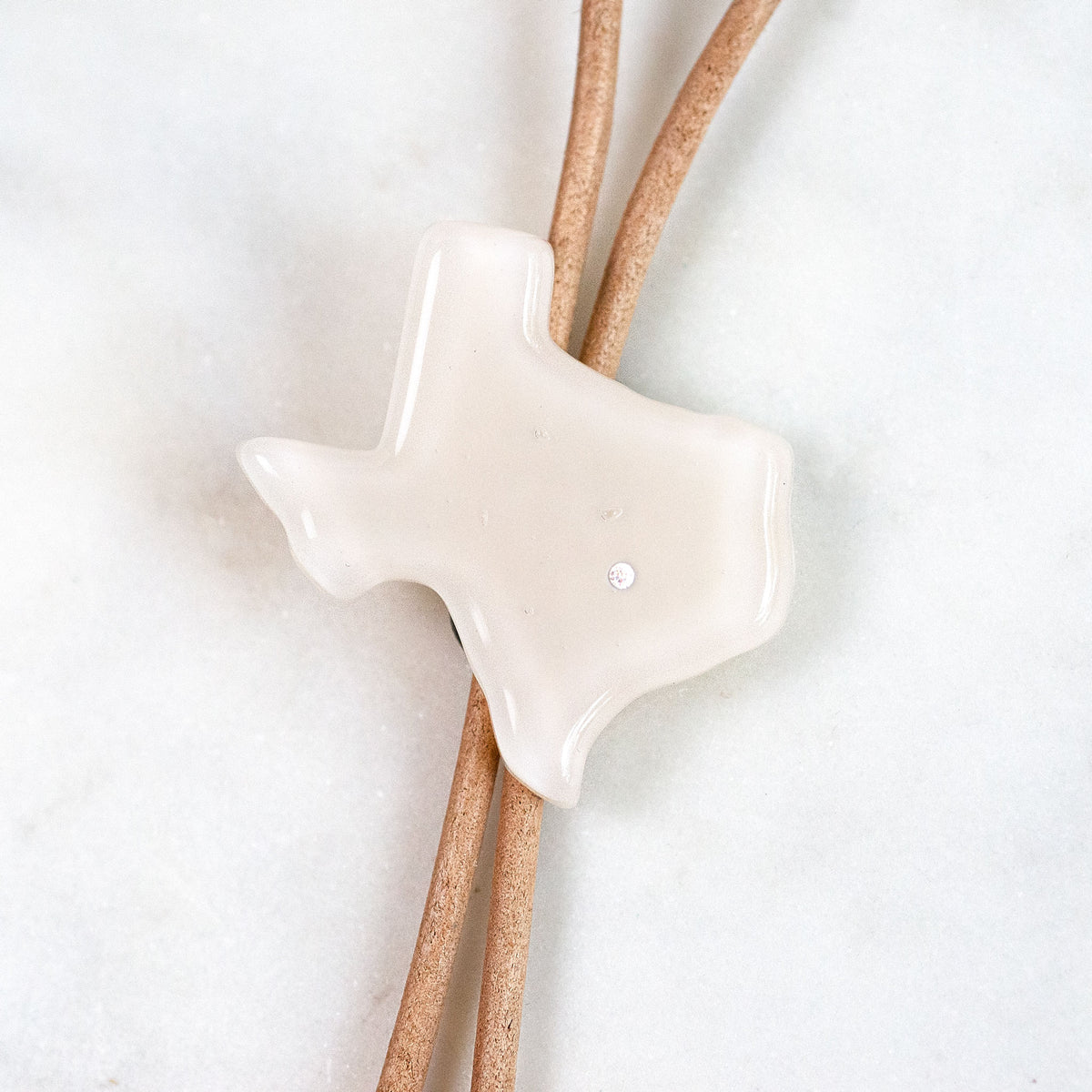 Texas Bolo Tie with Sterling Silver Tips and Gemstone – Katie Kismet