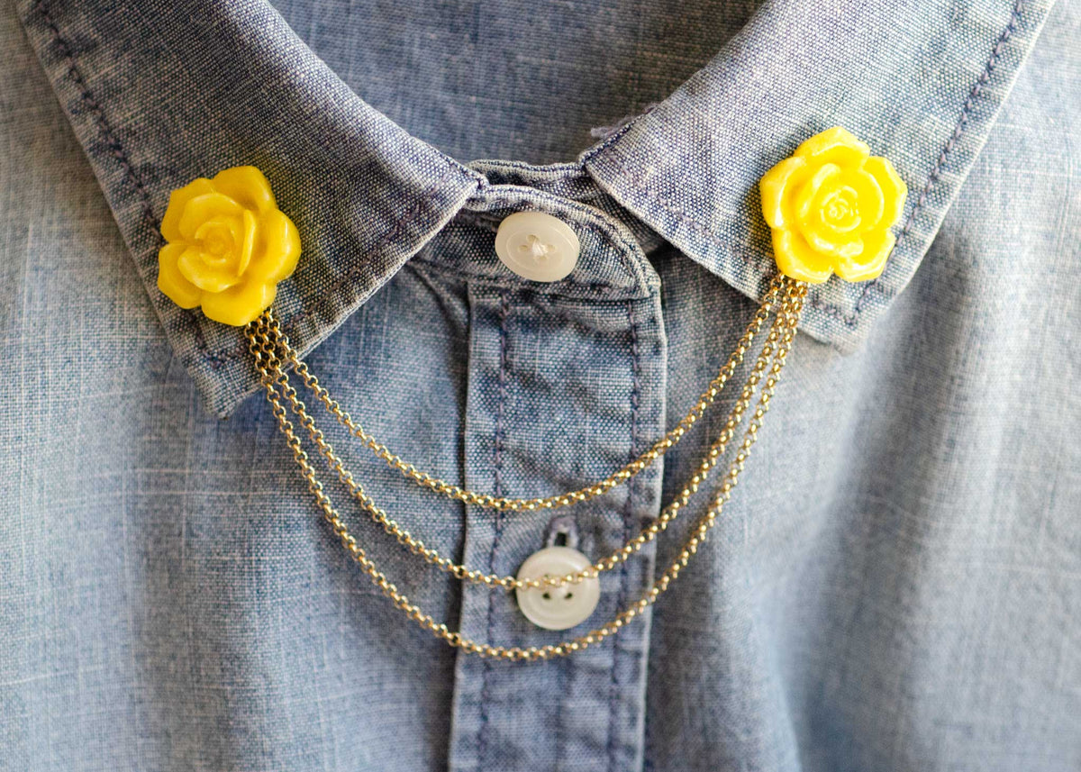 Collar Pins - Roses – Katie Kismet